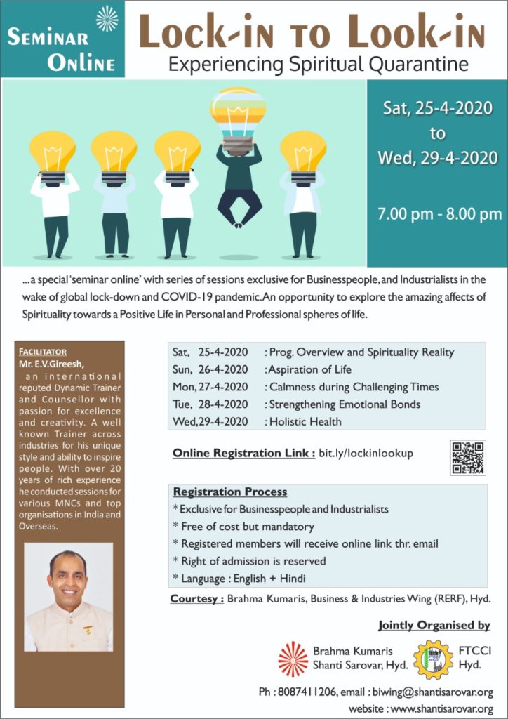 “Lock-In to Look-In” : Experiencing Spiritual Quarantine – Online ...